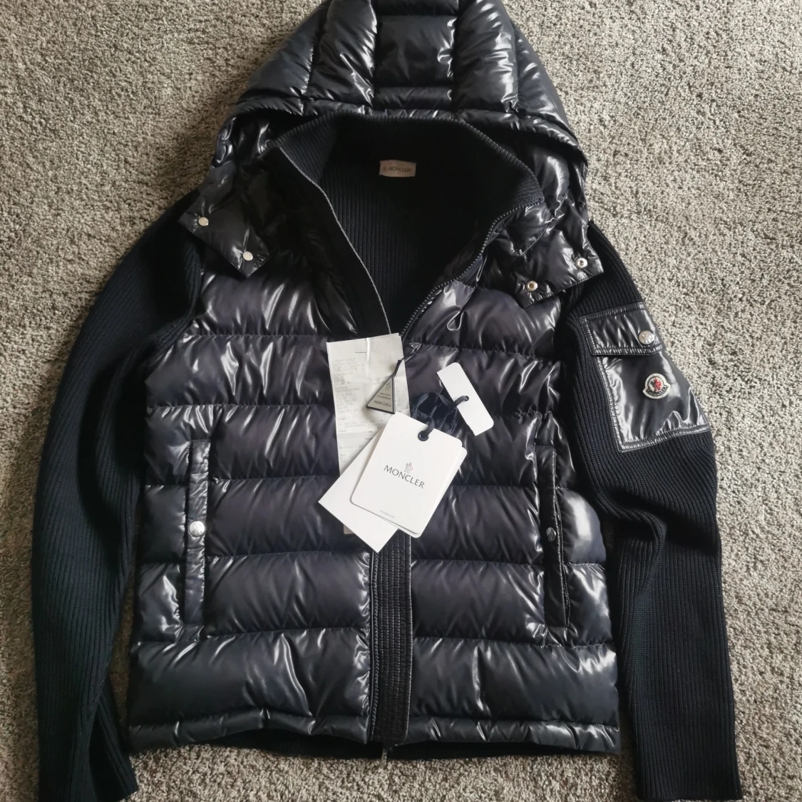Moncler cardigan herr store