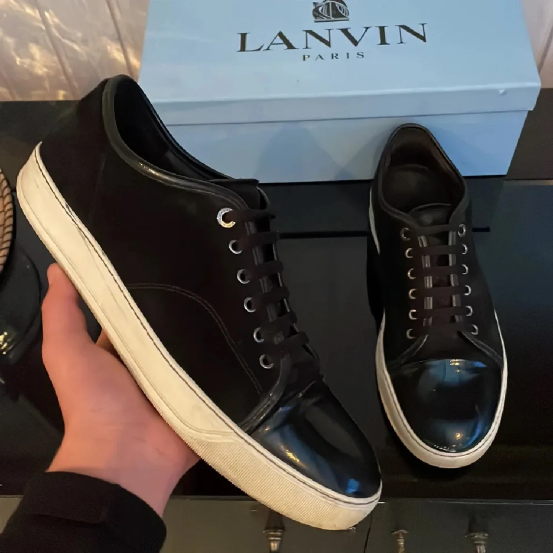 Svarta Sneakers Från Lanvin | Skor