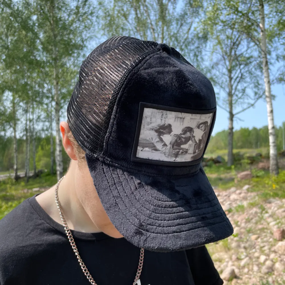 Svart Ny Velvet Keps | övrigt