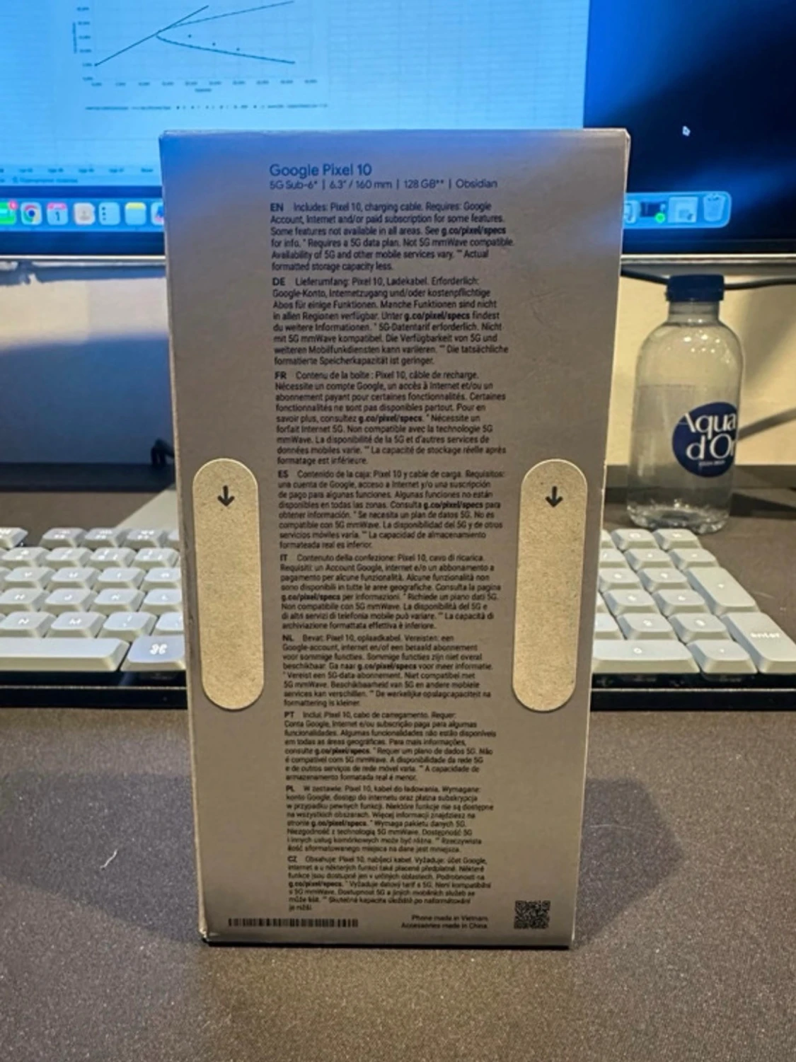 Svart Oöppnad Google Pixel 10 (Graphene Os)