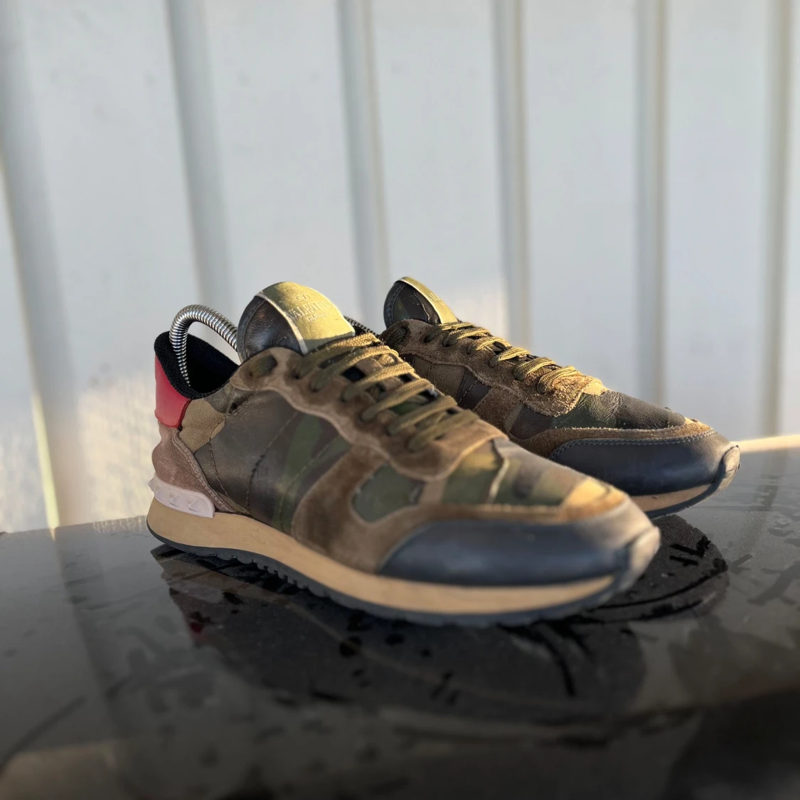 Gröna Valentino Garavani Rockrunner Sneakers