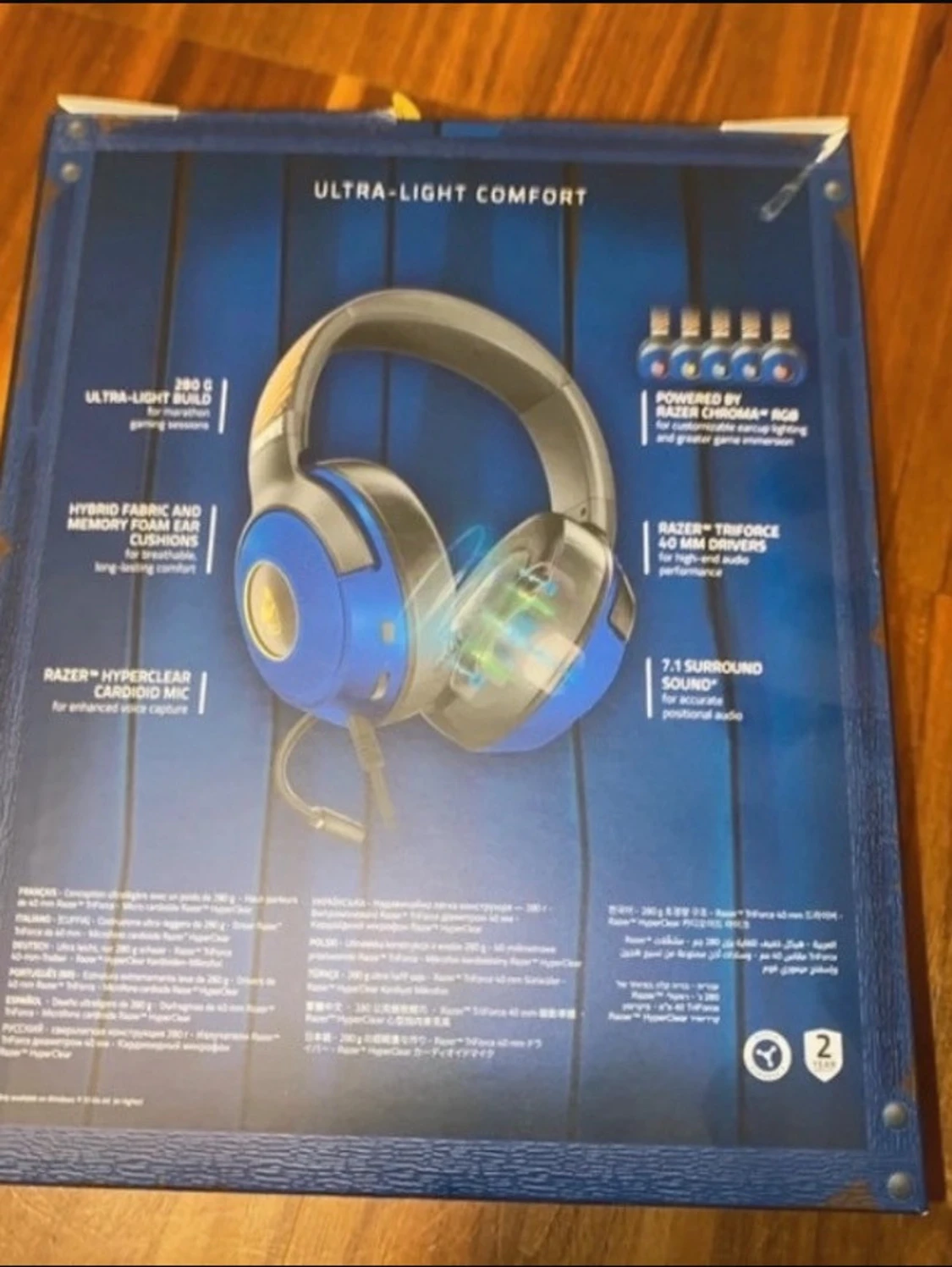 Razer Fortnite Blå Gaming Headset