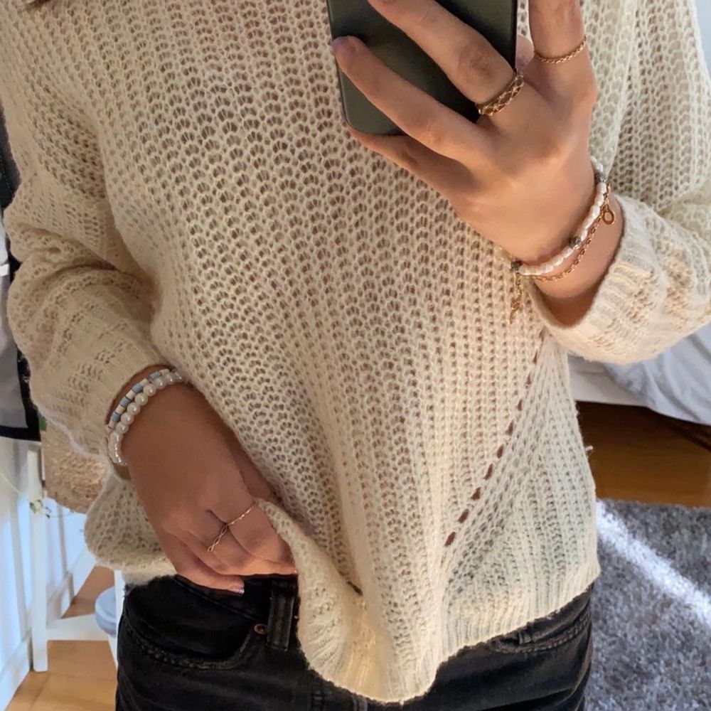 stickad tröja - Zara | Plick Second Hand