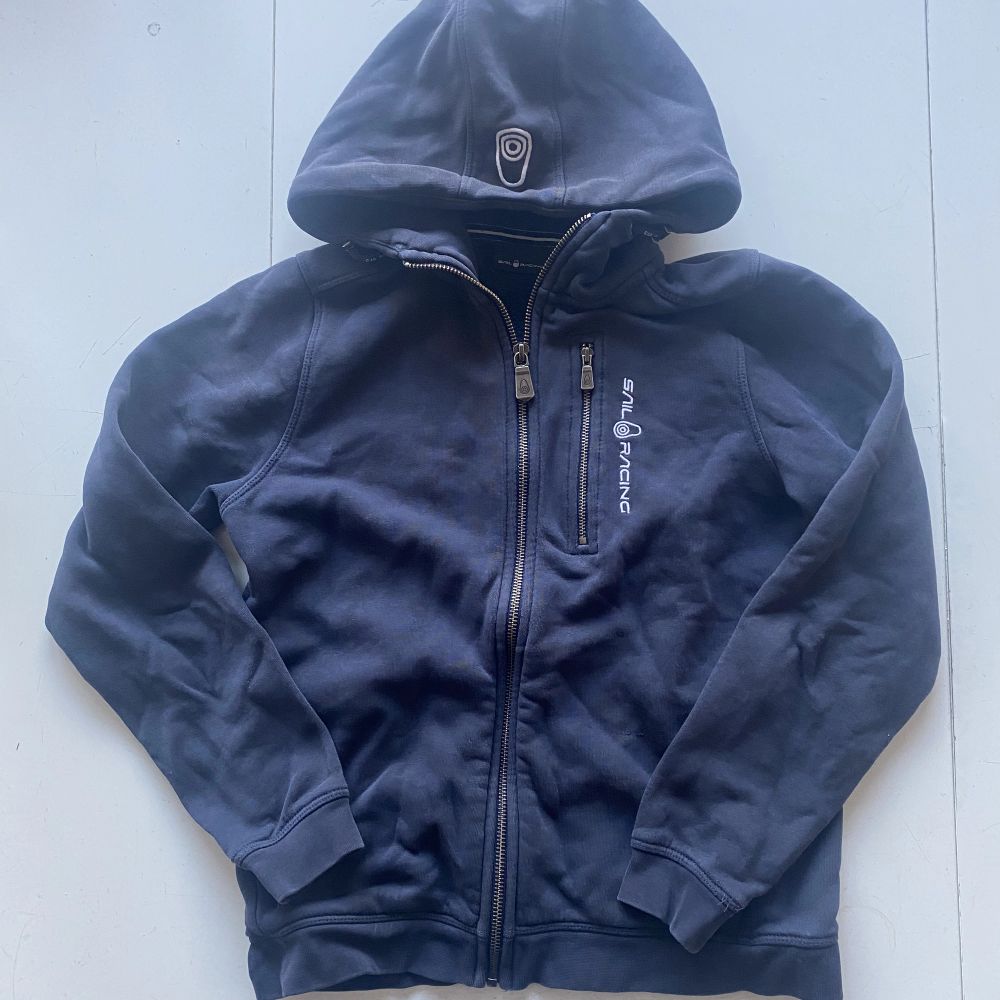 Blå Sail racing zip tröja | Plick Second Hand