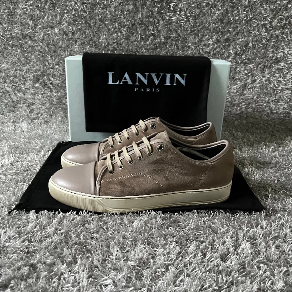 Beigea Lanvin Skor | Skor