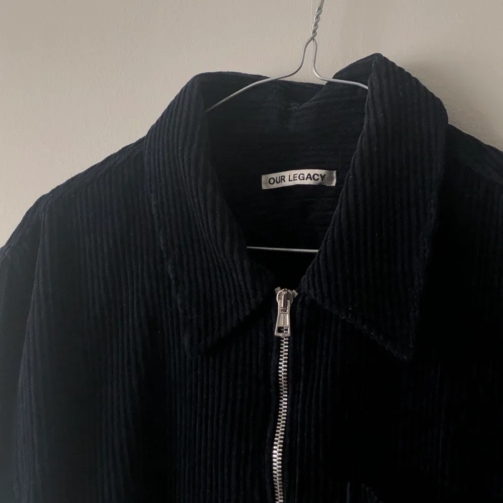 Our Legacy Drip Shirt Glow Navy Corduroy