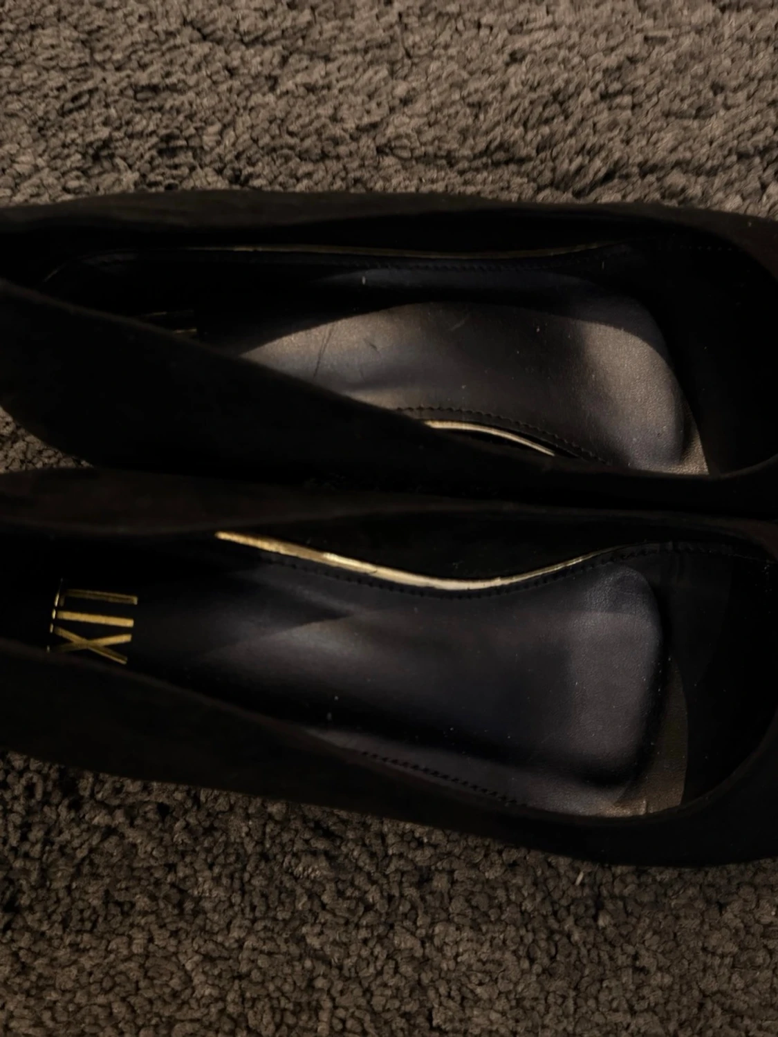 Svarta Pumps I Mocka | Skor