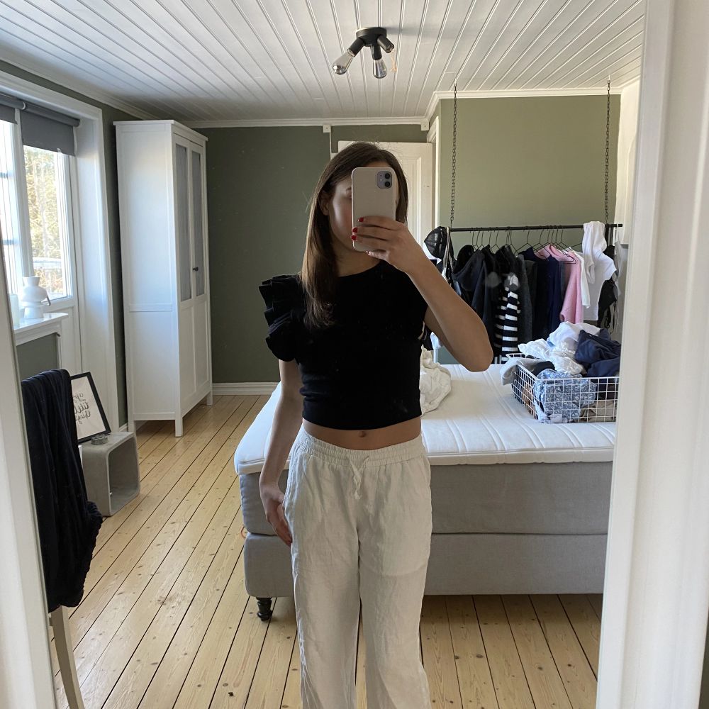 Vit Linnebyxor barn - Lindex | Plick Second Hand