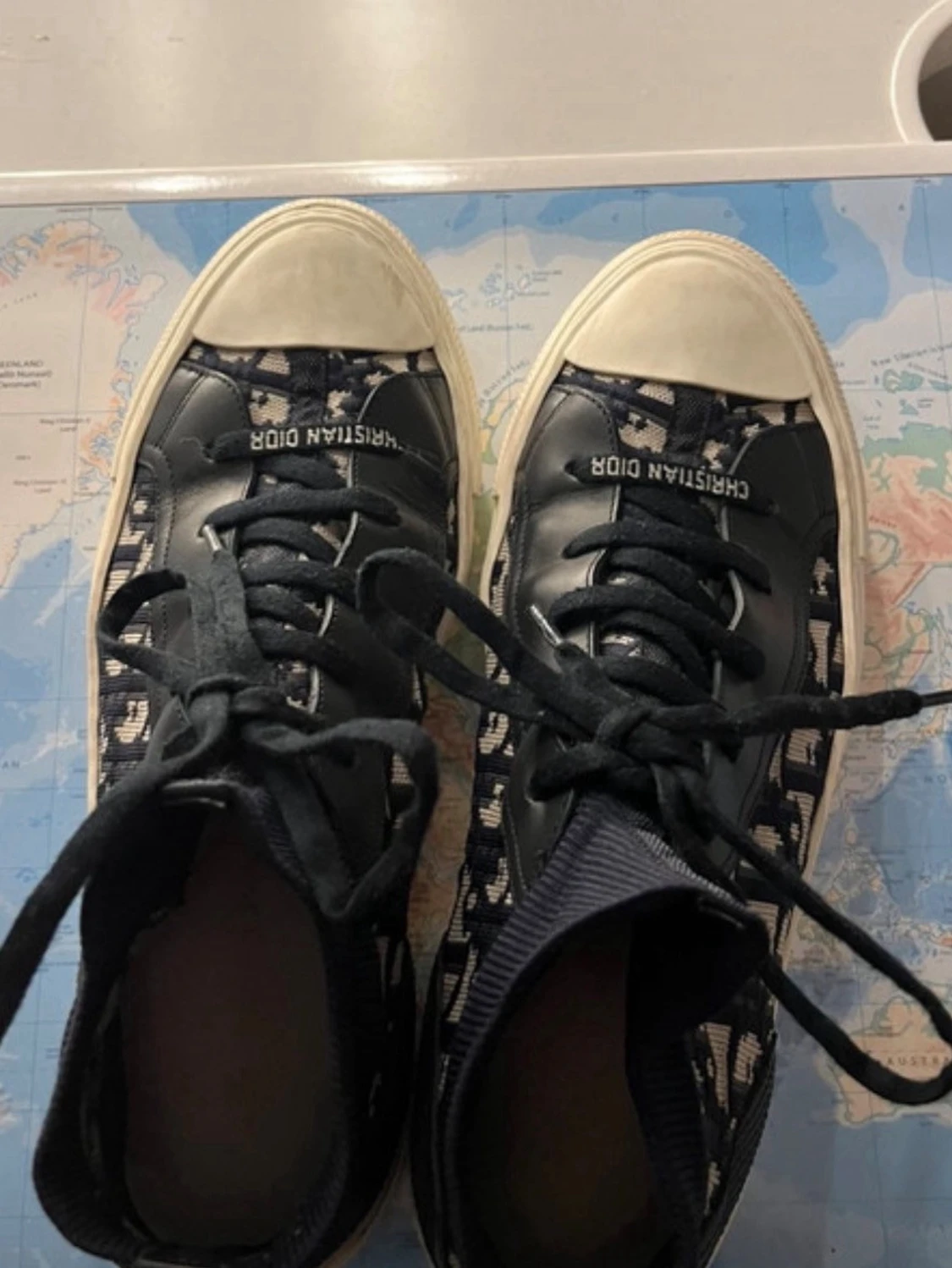 Svarta Walk In Dior Sneakers | Skor