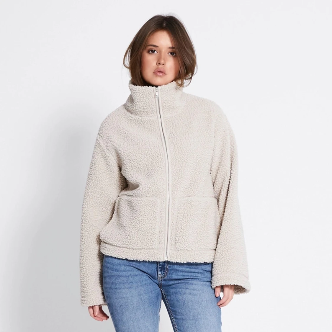 Beige Teddy Jacka | Lager 157 | Jackor