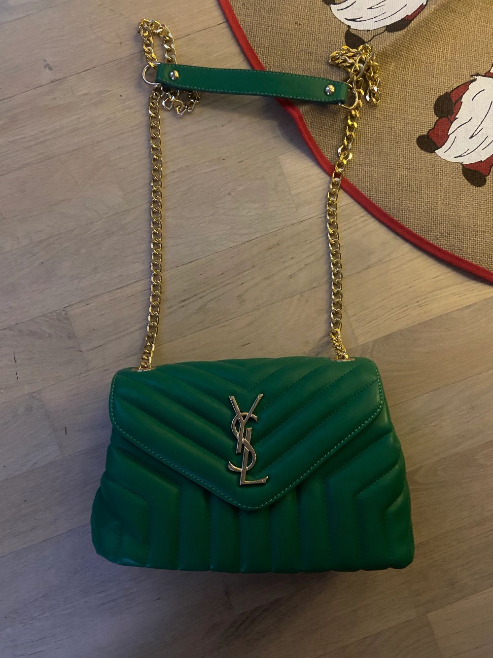 Grön Ysl väska - Yves Saint Laurent | Plick Second Hand