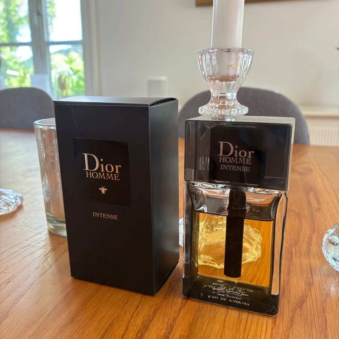 Svart Dior Homme Intense Eau De Parfum Samples