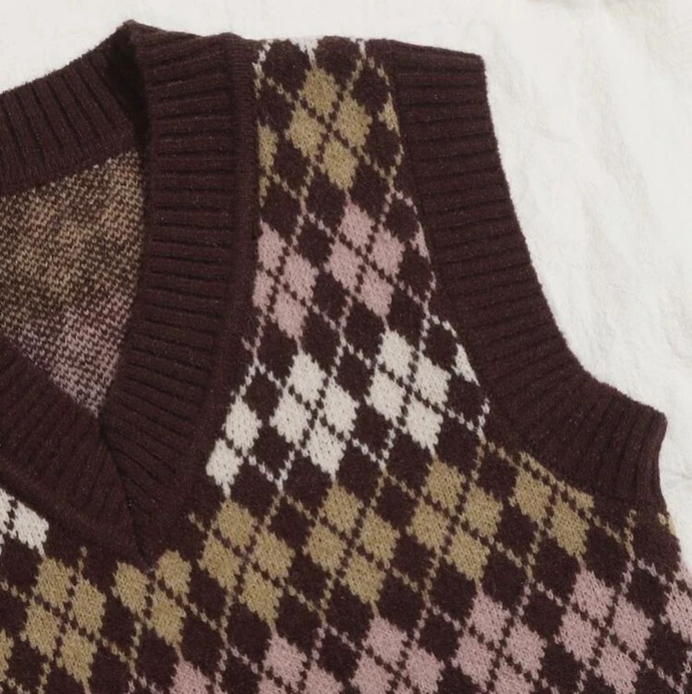 Stickad väst - Stickat | Plick Second Hand