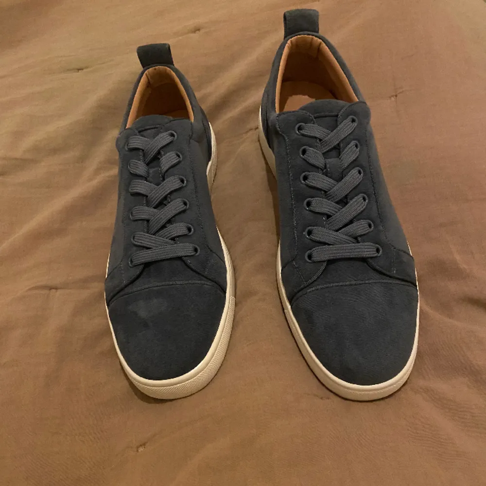 Blå Louboutin Utan Spikar | Skor