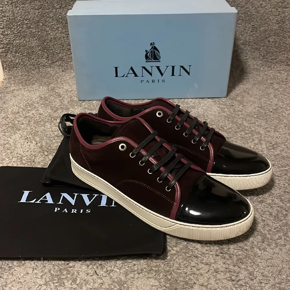 Vinröda Lanvin Skor | Skor