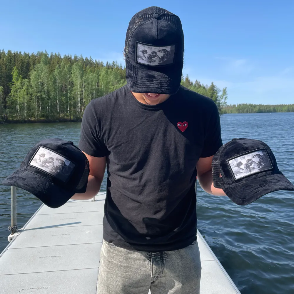 Svart Ny Velvet Keps | övrigt