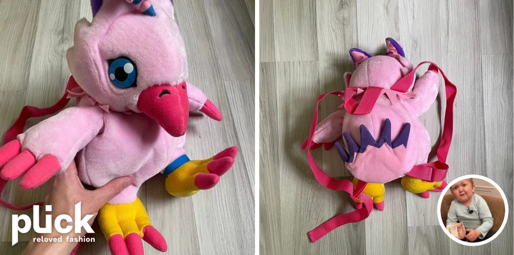 Rosa Officiell Digimon Ryggsäck Biyomon
