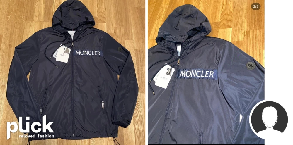 Marinblå Vindjacka | Moncler | Jackor