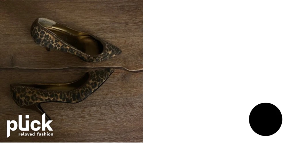 MultifärgadeLeopard klackar - | Plick Second Hand