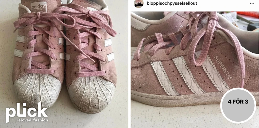 Rosa Adidas | Skor