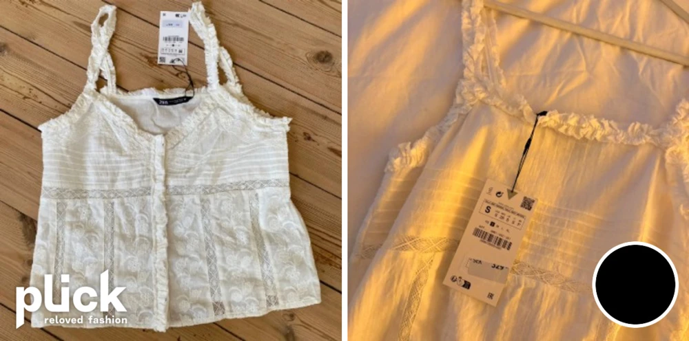 Blå Linne / Topp Zara | Toppar