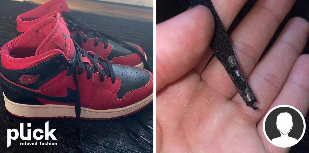 Röd Jordan 1 mid - Jordans | Plick Second Hand