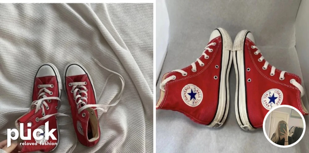 Röda Converse | Skor