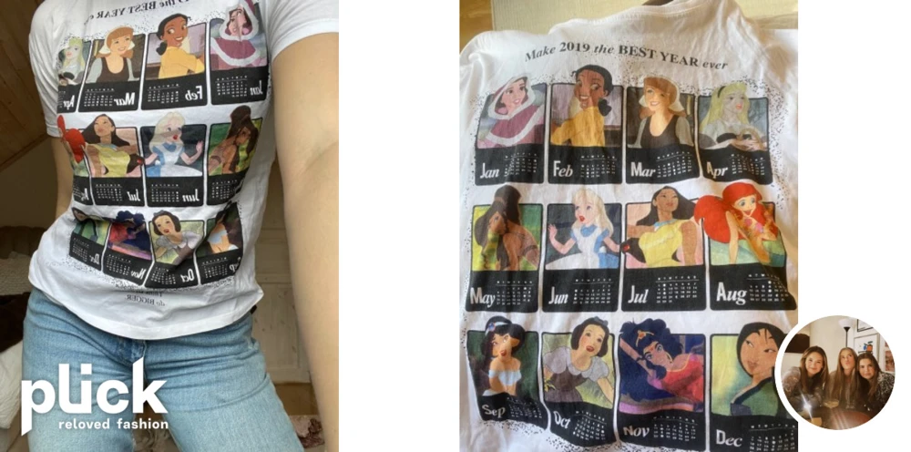 Vit Disney Tröja | Zara | T Shirts