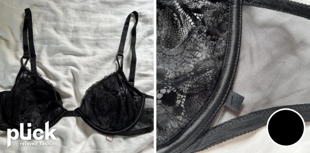 Svart Victoria’s Secret bh | Plick Second Hand