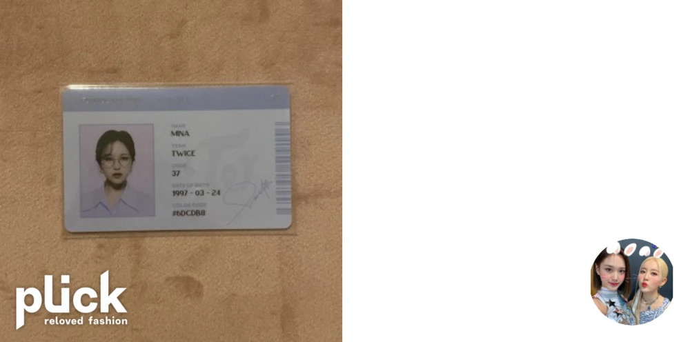 Kpop Twice Mina Id Card | övrigt