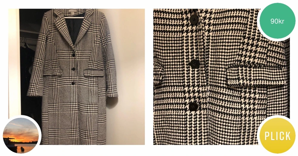 Rutig kappa HM - H&M | Plick Second Hand