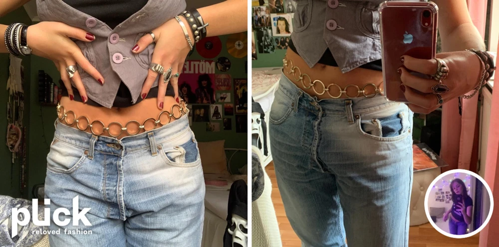 Silver Y2k Skärp | Accessoarer