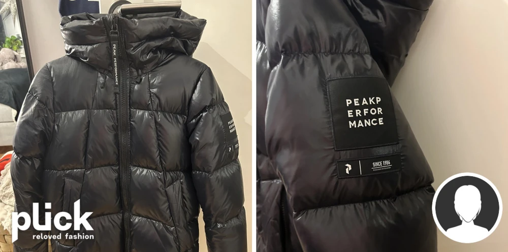 Svart Peak Performance Dunjacka | Plick Second Hand
