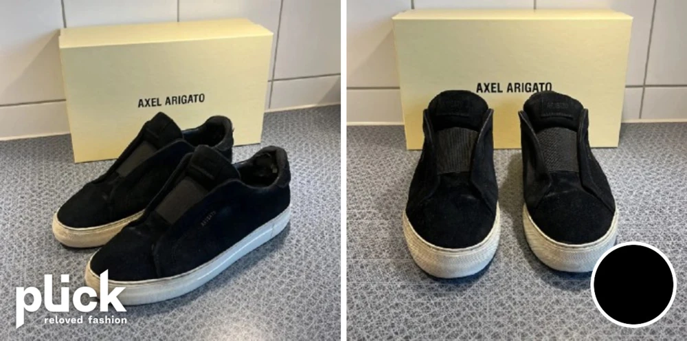 Svarta Arigato Laceless Skor | Skor