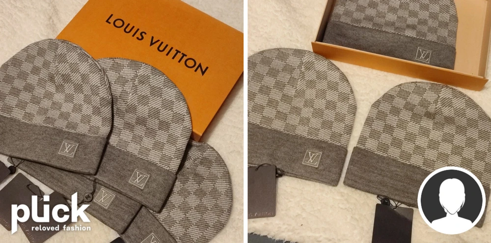Grå Louis Vuitton mössa - Louis Vuitton | Plick Second Hand