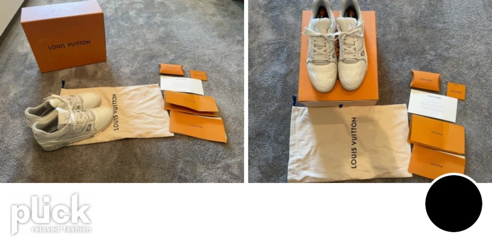 Vita Louis Vuitton Traniers | Skor