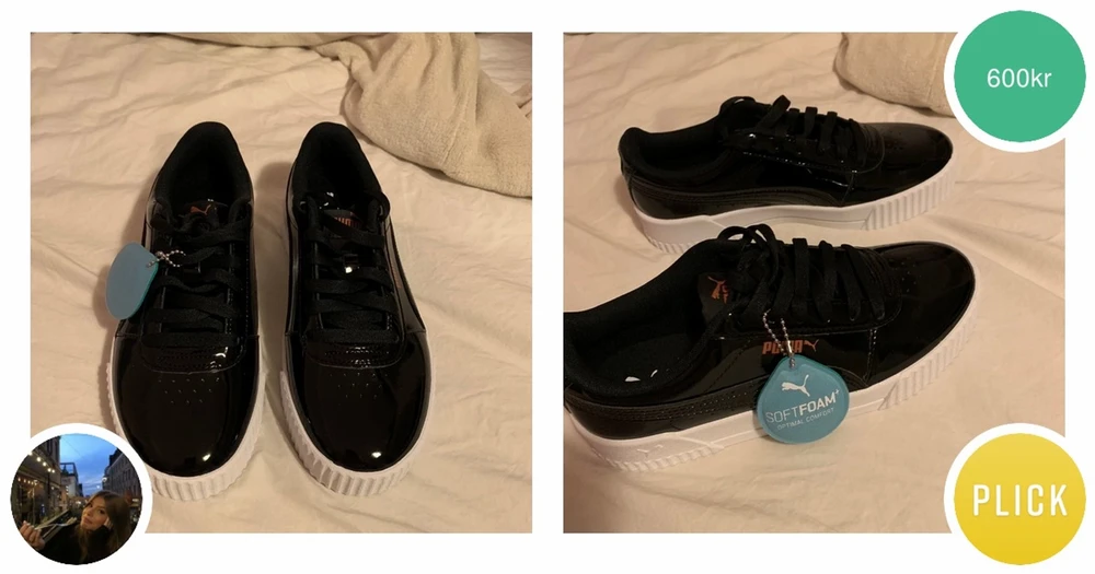 Svarta Puma Skor Strl 37 | Skor