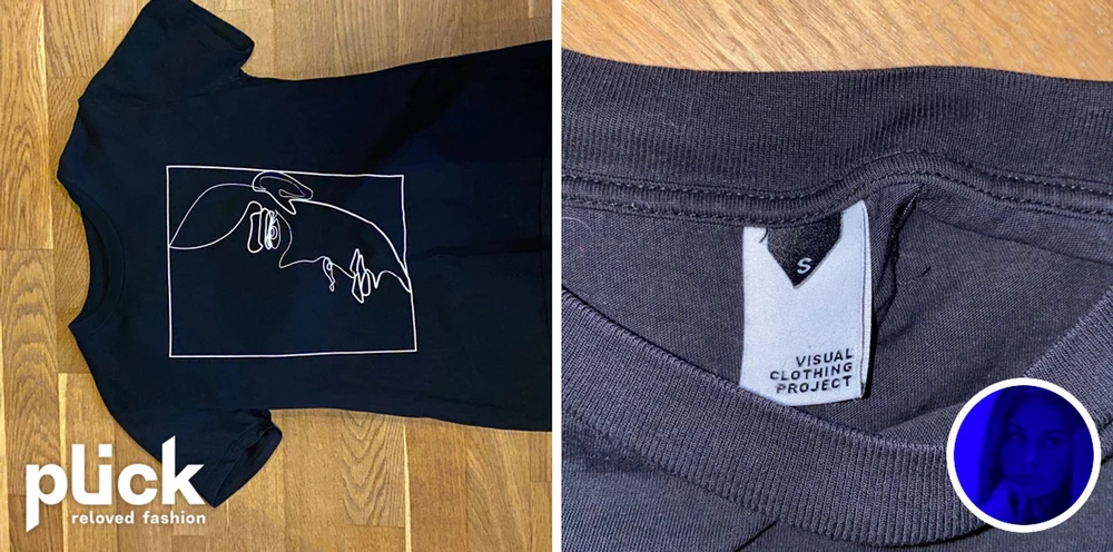 Visual Clothing Project T Shirt Svart