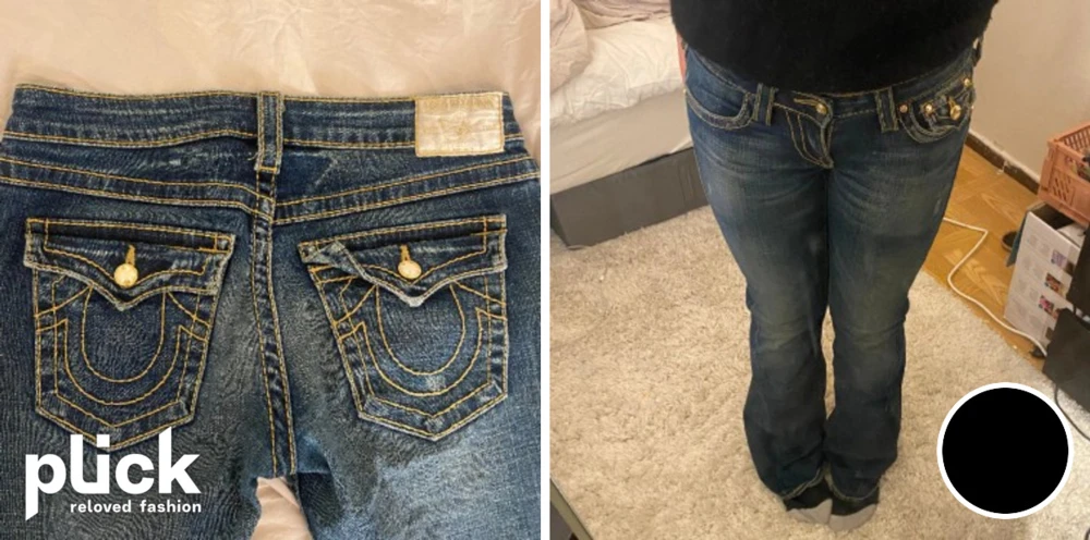 Blå Unika True Religion Jeans | Jeans & Byxor