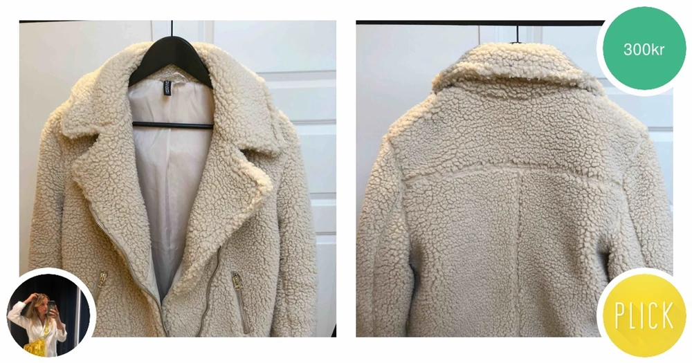 Teddy jacka från hm. Använd ett | Plick Second Hand