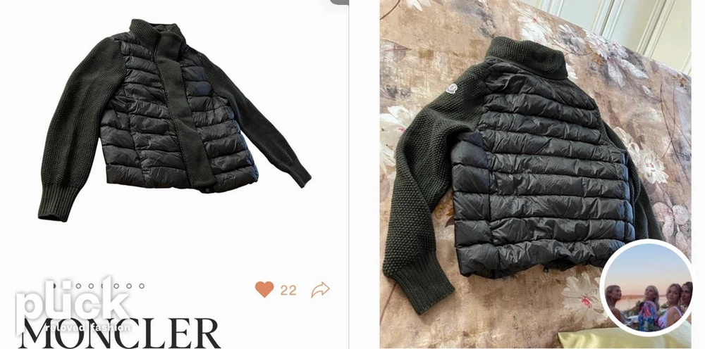 Svart Moncler Jacka | Jackor