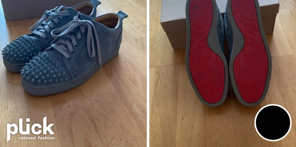 Gråa Louboutin Skor | Skor