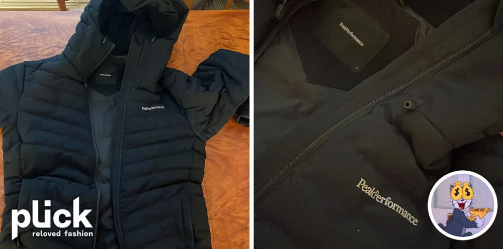 Svart Vinter/Skidjacka Från Peak Performance