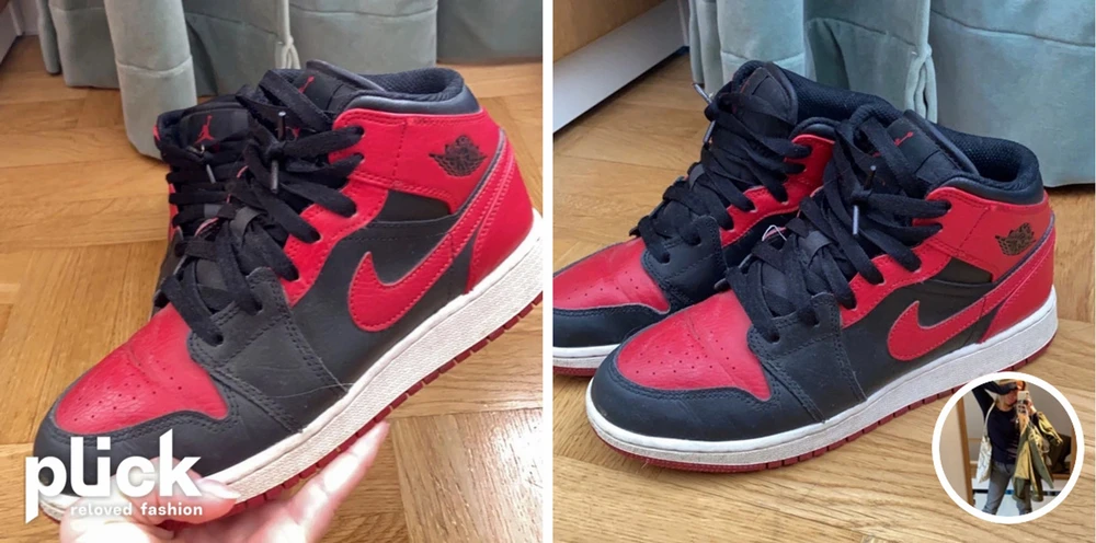 Röda Jordan 1’s | Skor