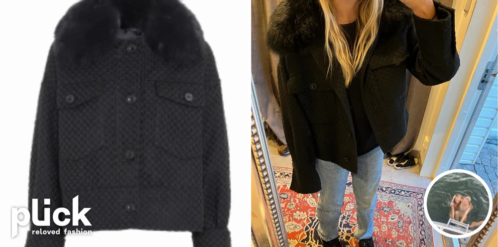 Svart Meotine Jacka | Jackor