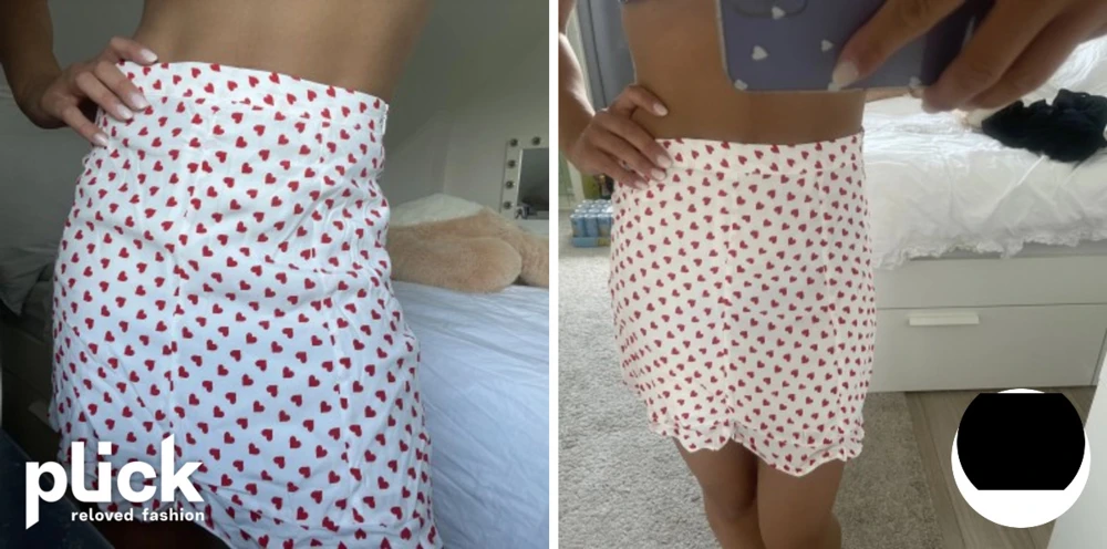 Vit Kjol - Zara | Plick Second Hand