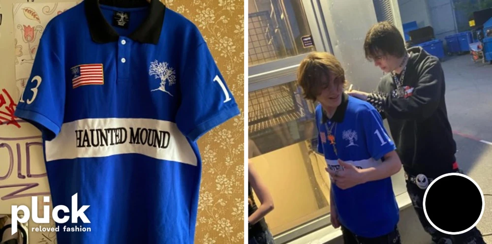 Blå *Signerad* Haunted Mound Polo