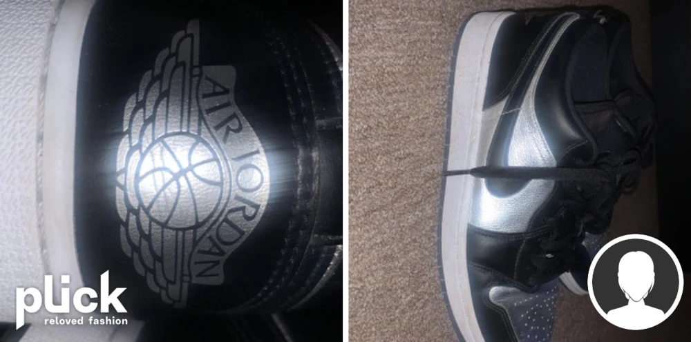 Svart Äkta jordans low - Jordans | Plick Second Hand