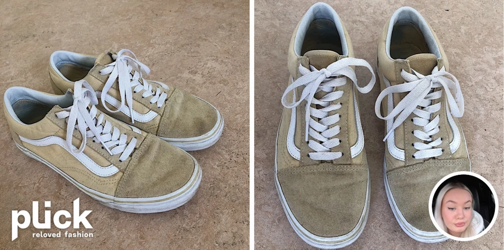 Beigea Beiga Vans Skor | Skor