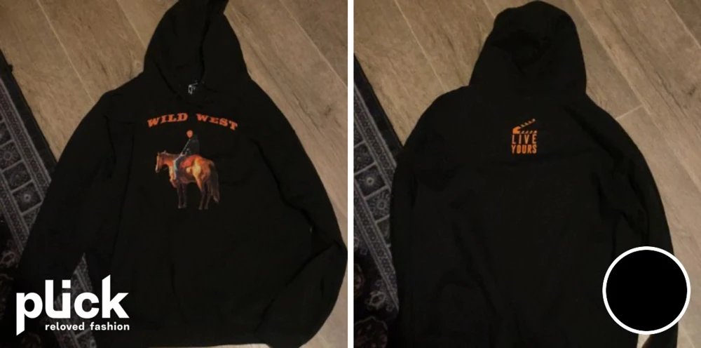 Svart Central Cee X Trapstar London Collab Merch